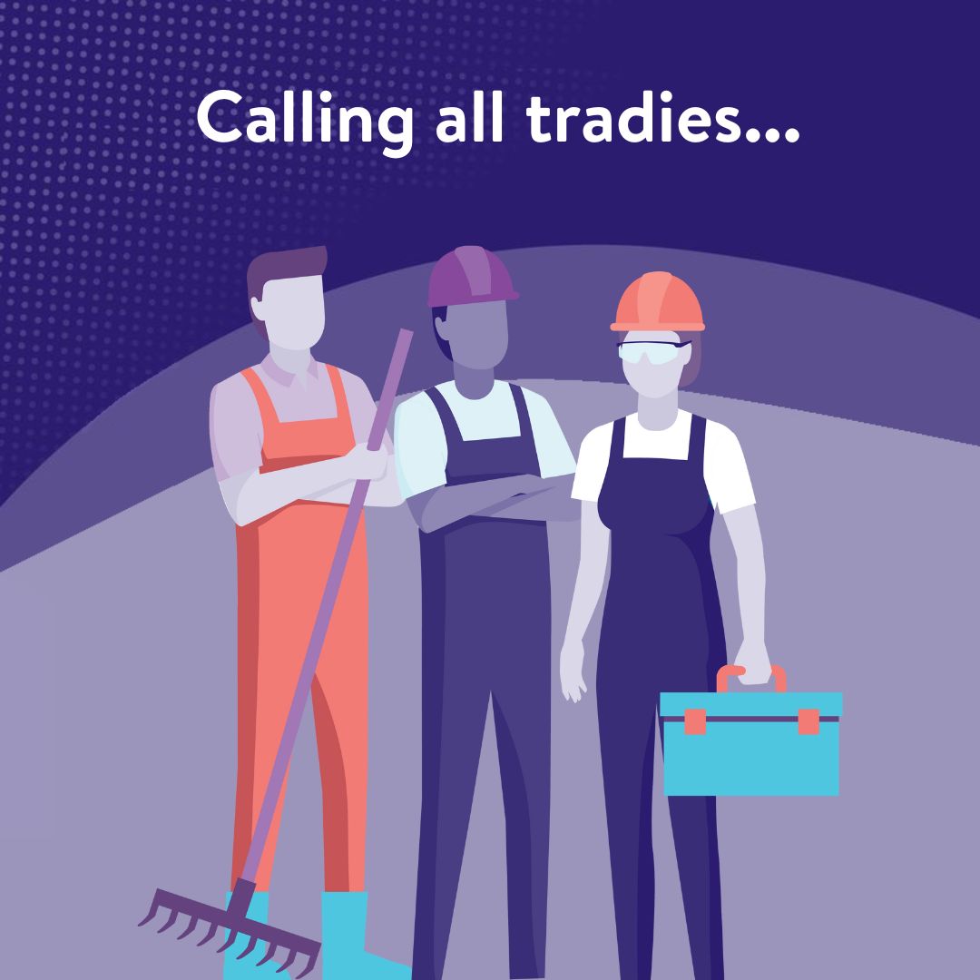 Calling all tradies… | Affinity+Co Timaru